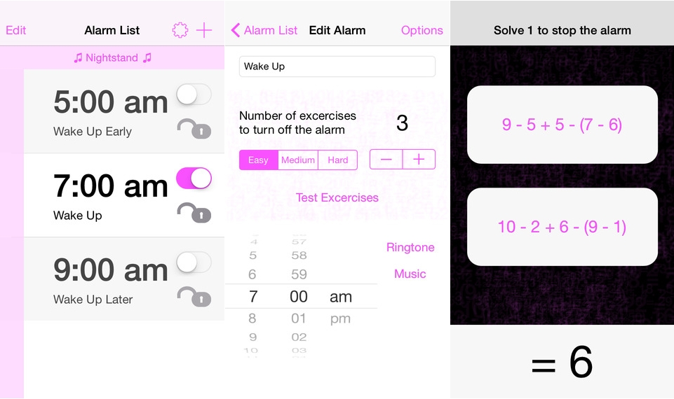 Aplikace dne - Díky aplikaci Mathe Alarm Clock už nikdy zaručeně ...